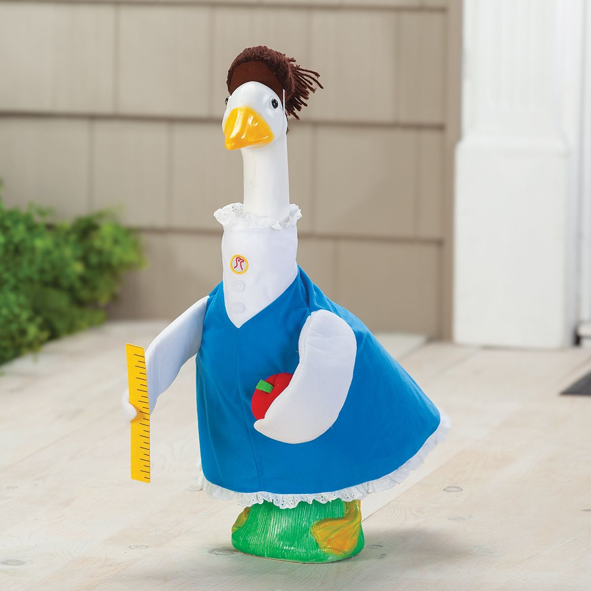 Teacher Goose Outfit by Gaggleville - Yard Decor - Miles Kimball